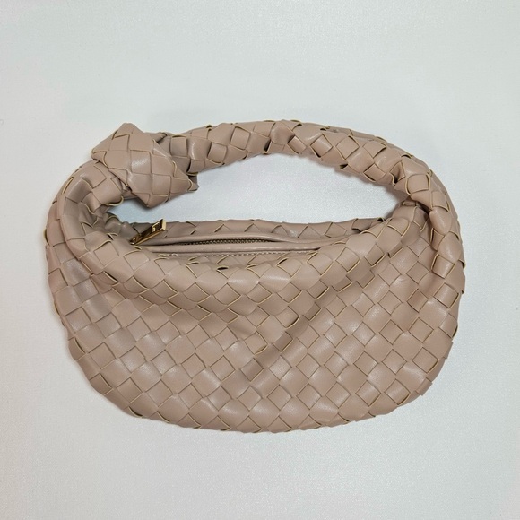 Billini | Bags | Billini Keri Handle Bag Clutch Purse Beige Basketweave ...